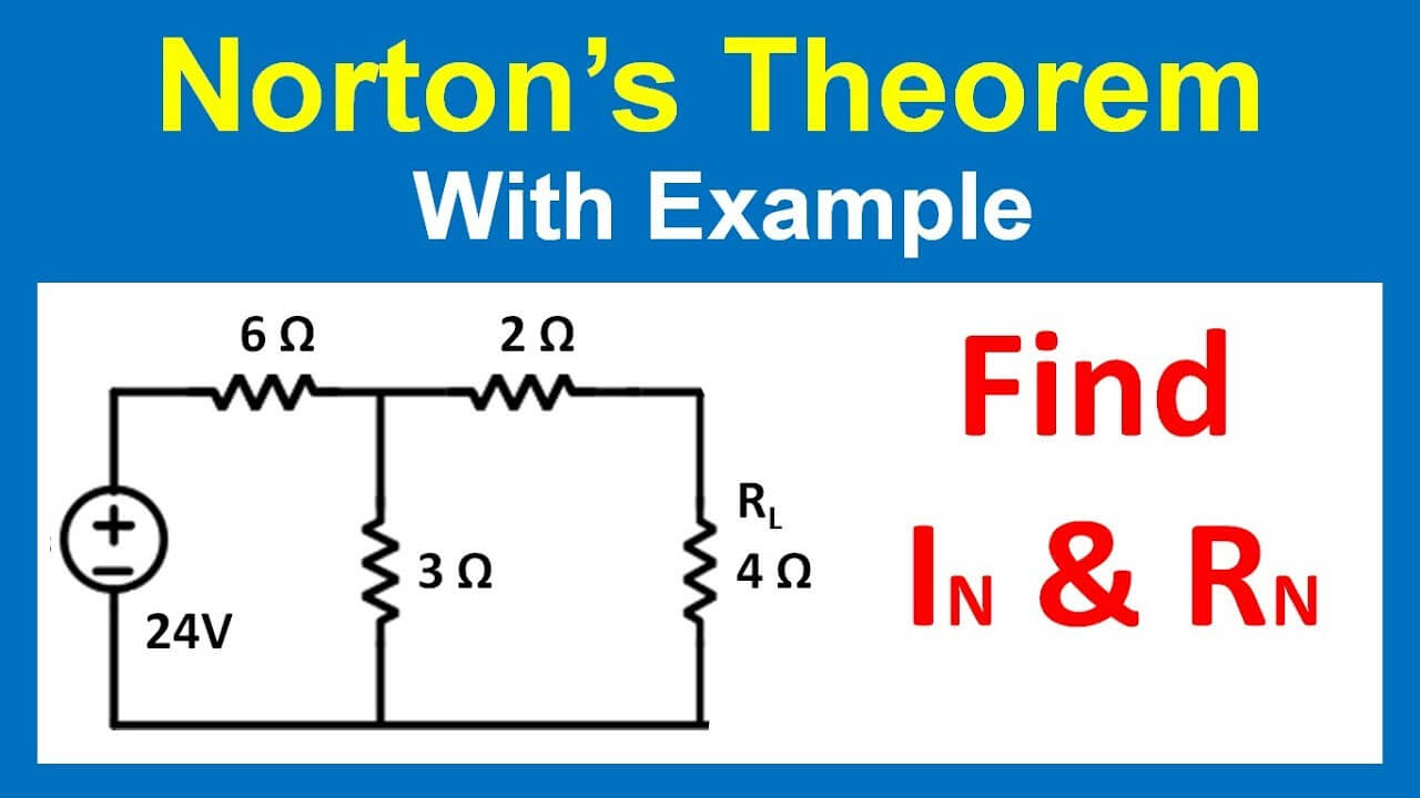 Norton’s Theorem for DC Circuits | Solved Examples
